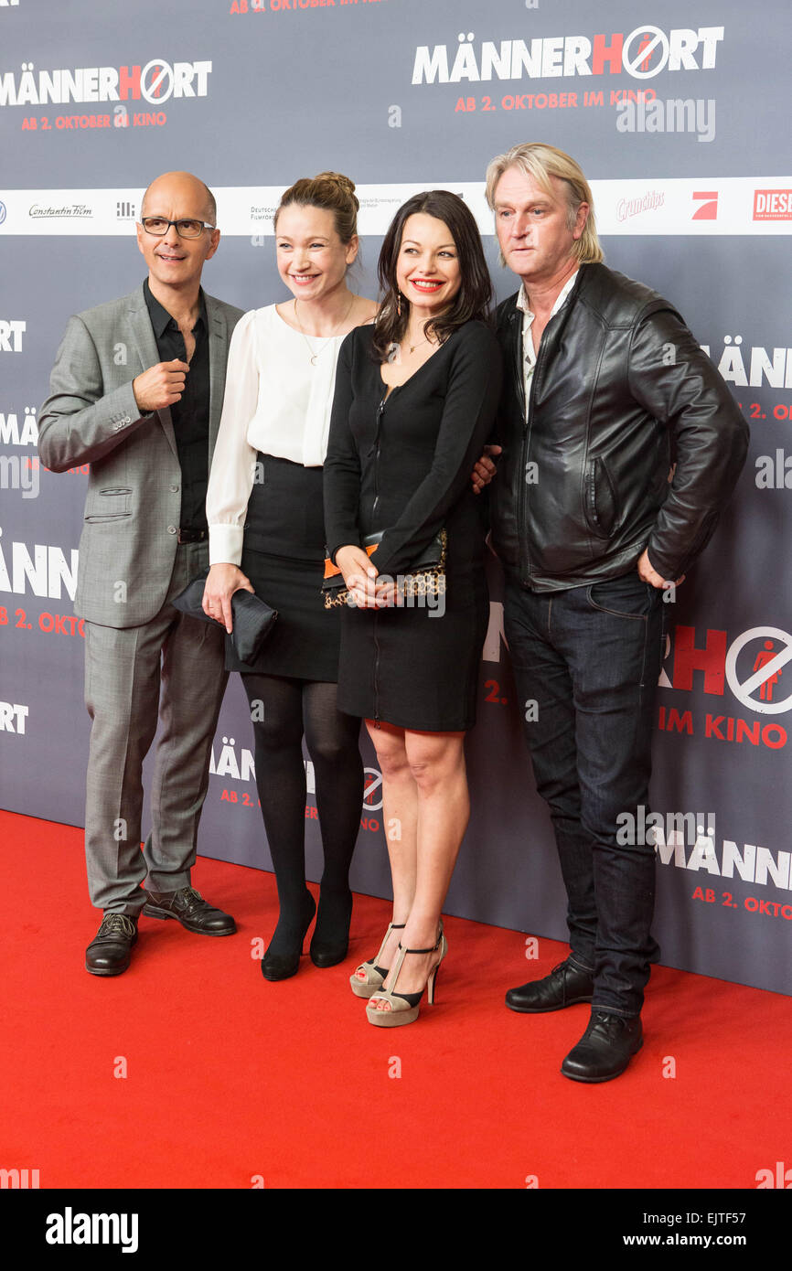 Premiere of Maennerhort at Cubix movie theatre Featuring: Christoph ...