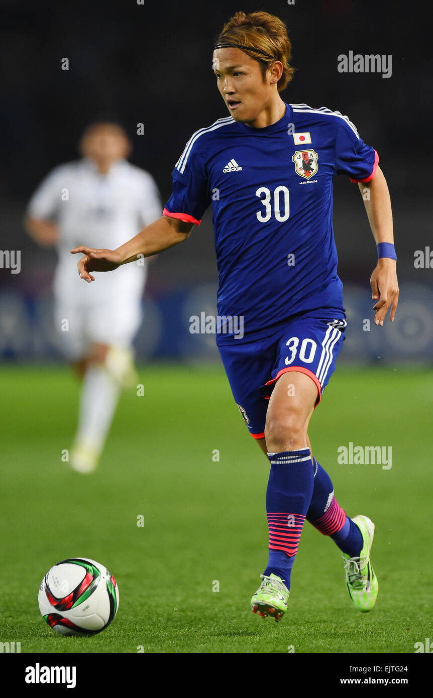 Tokyo, Japan. 31st Mar, 2015. Takashi Usami (JPN) Football/Soccer : JAL ...