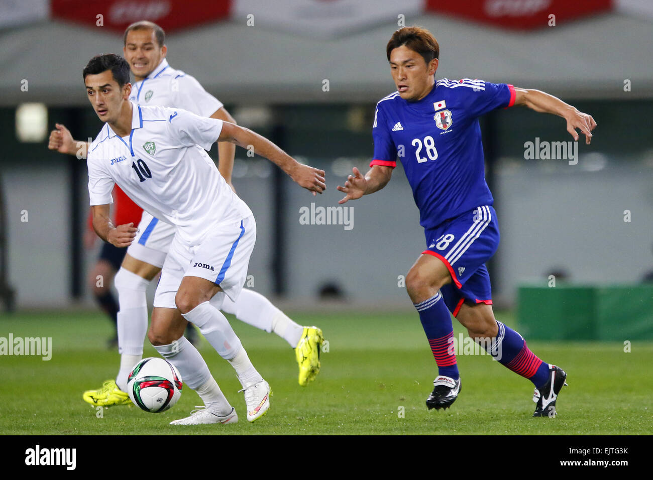 Tokyo, Japan. 31st Mar, 2015. (L-R) Sardor Rashidov (UZB), Toshihiro ...