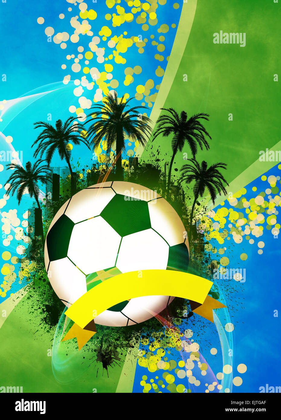 Football or soccer invitation poster, flyer and other advert background ...