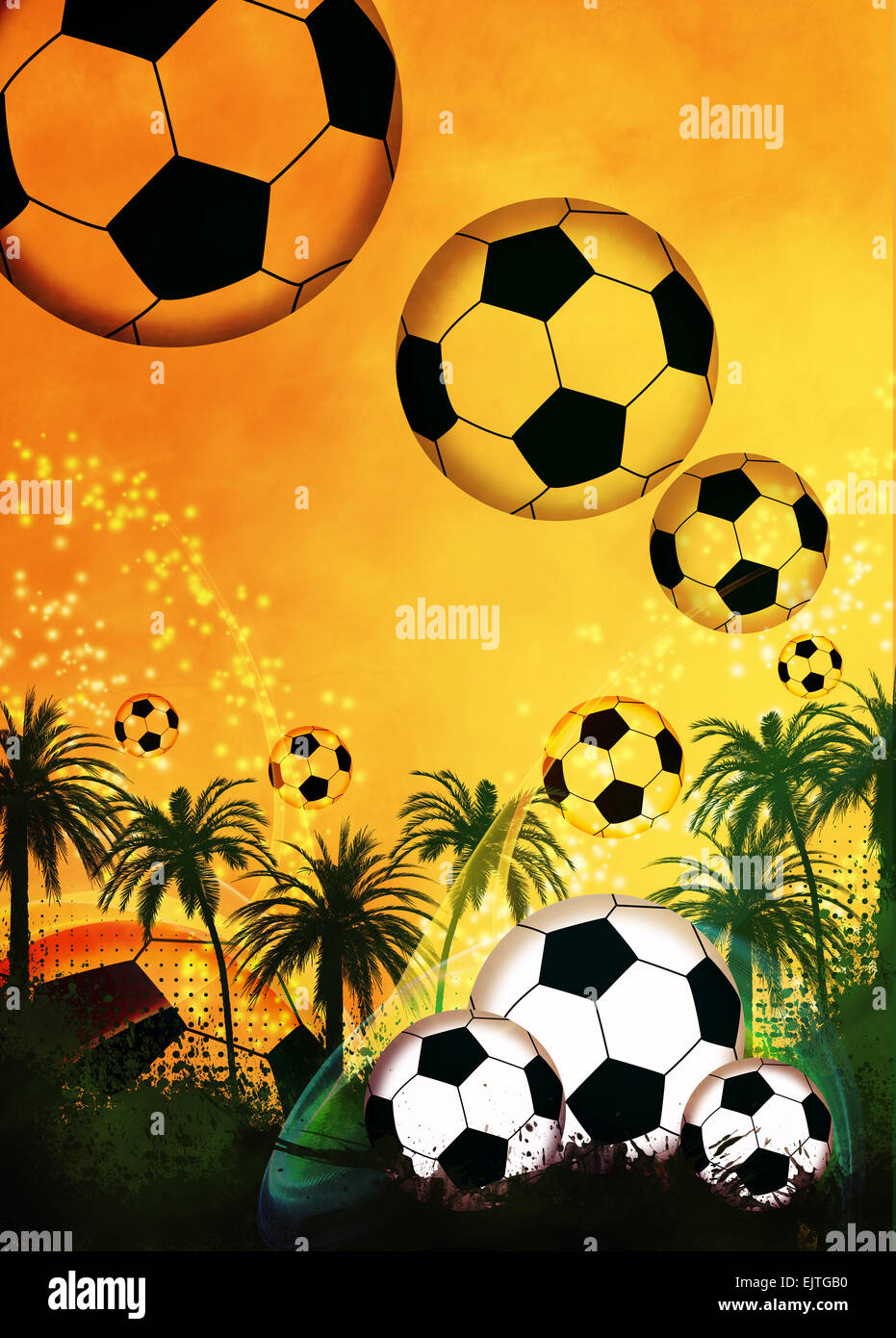 Football or soccer invitation poster, flyer and other advert background ...