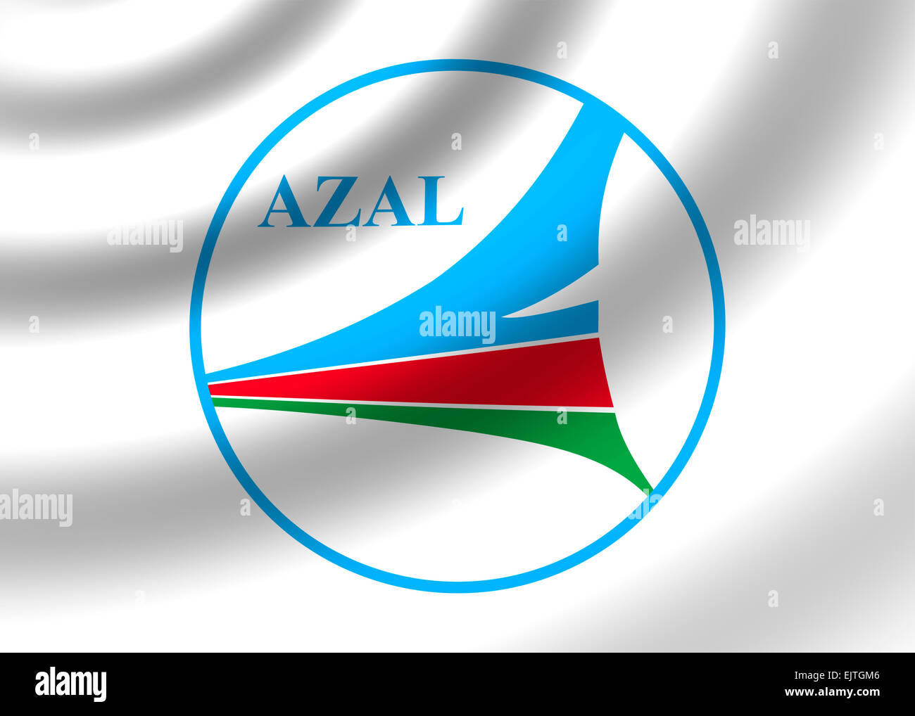 AZAL Air Airlines logo logotype icon symbol flag emblem Stock Photo - Alamy