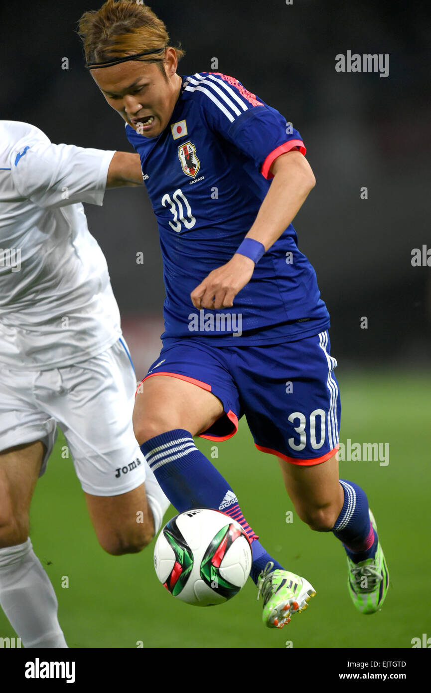 Tokyo, Japan. 31st Mar, 2015. Takashi Usami (JPN) Football/Soccer : JAL ...