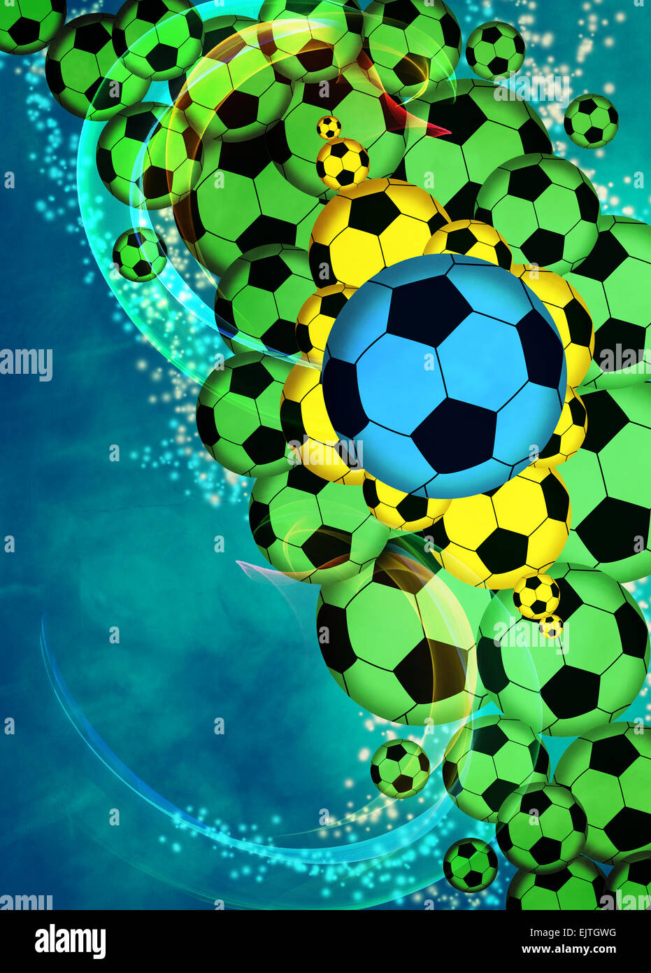 Football or soccer invitation poster, flyer and other advert background ...