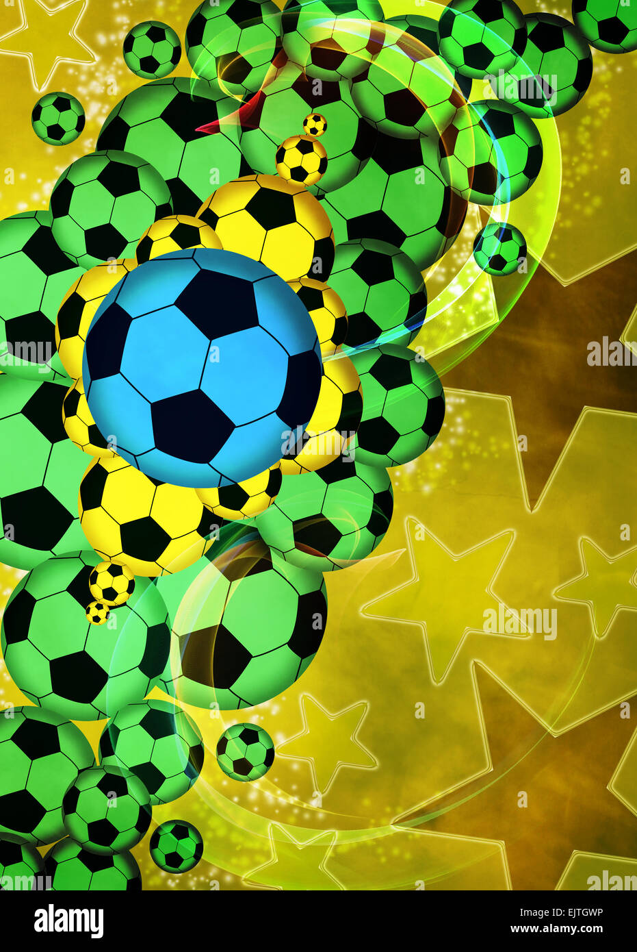 Football or soccer invitation poster, flyer and other advert background ...