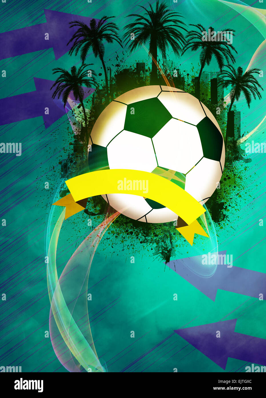 Football or soccer invitation poster, flyer and other advert background ...