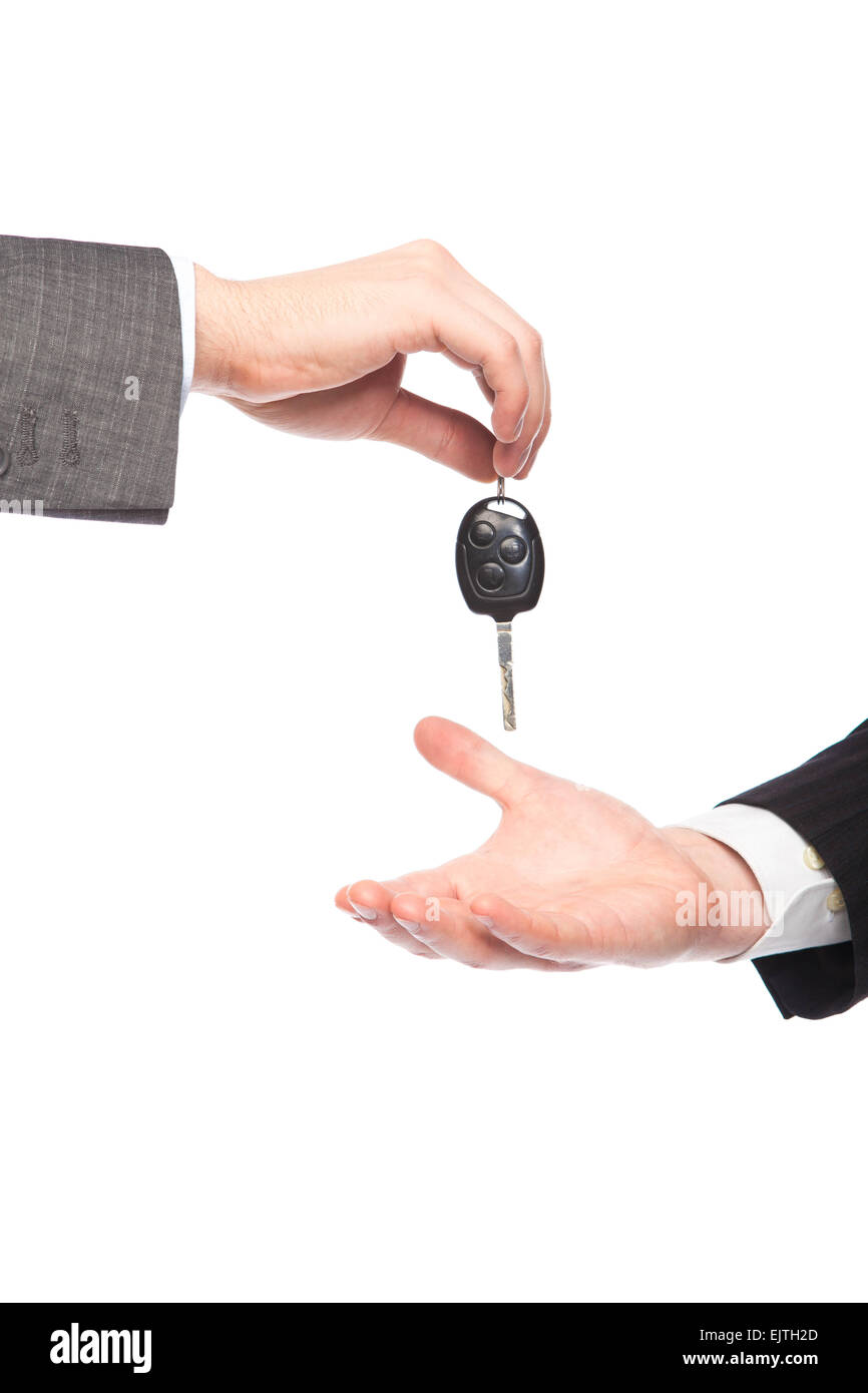 Hand giving key another hand hi-res stock photography and images - Alamy