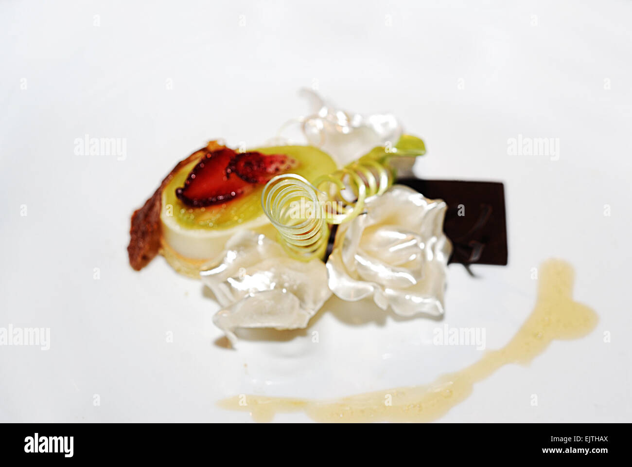 A strange dessert Stock Photo - Alamy