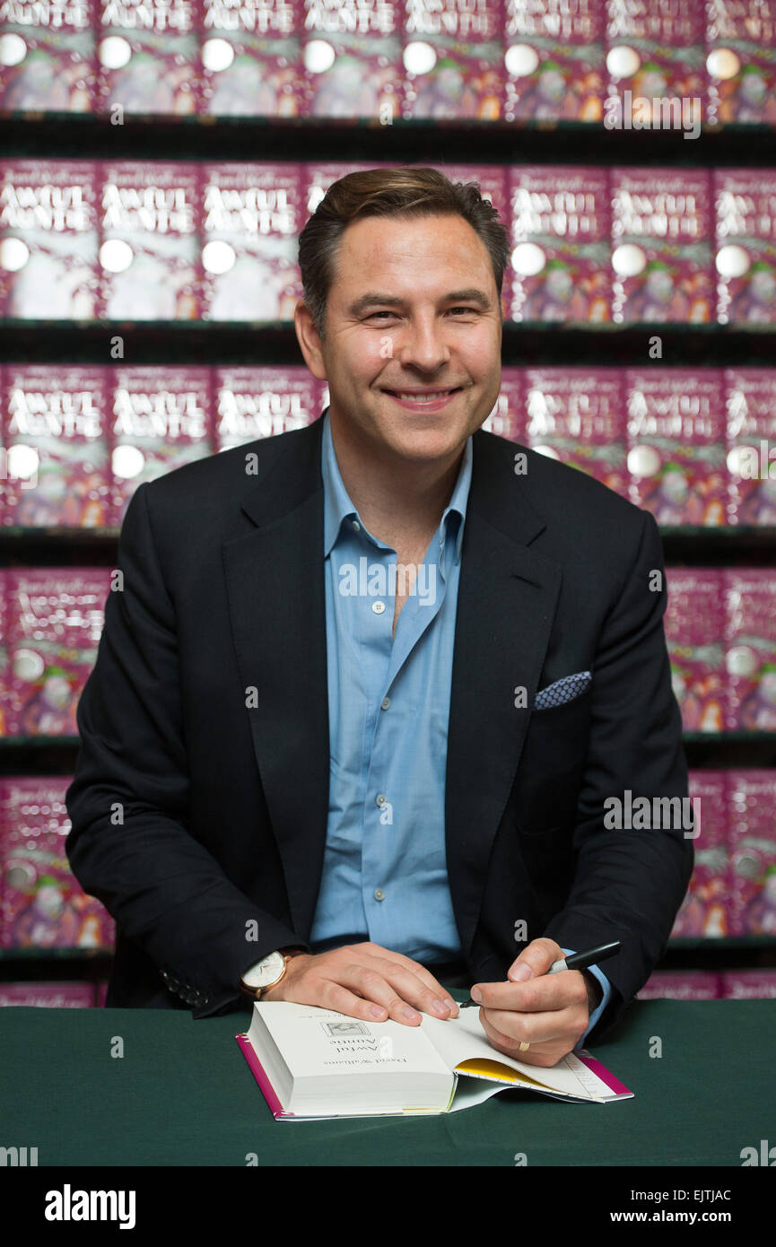 David Walliams signs his new book 'Awful Auntie' at Daunt Books ...