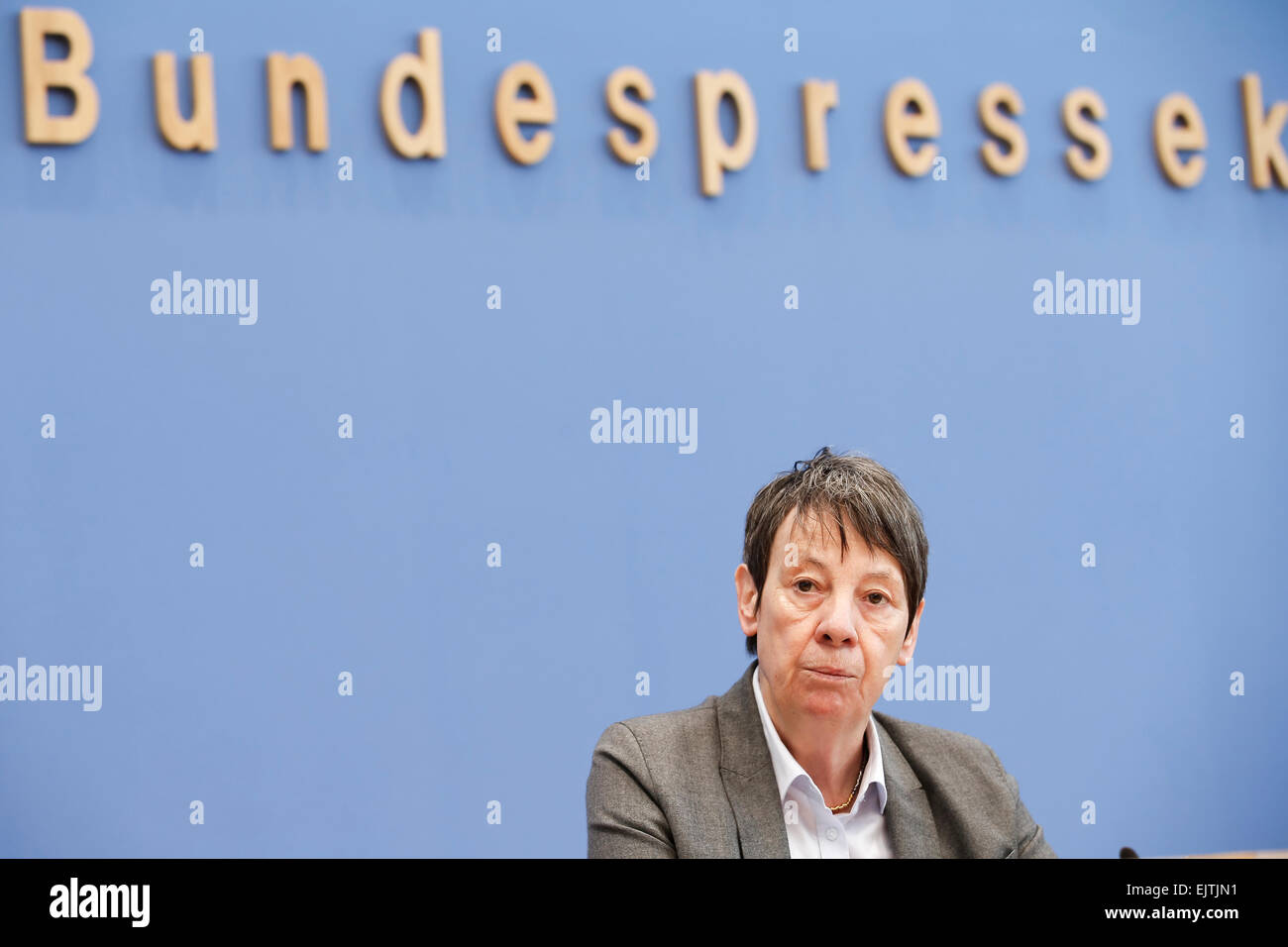 Berlin, Germany. 01st Apr, 2015. Barbara Hendricks (SPD), Minister of ...