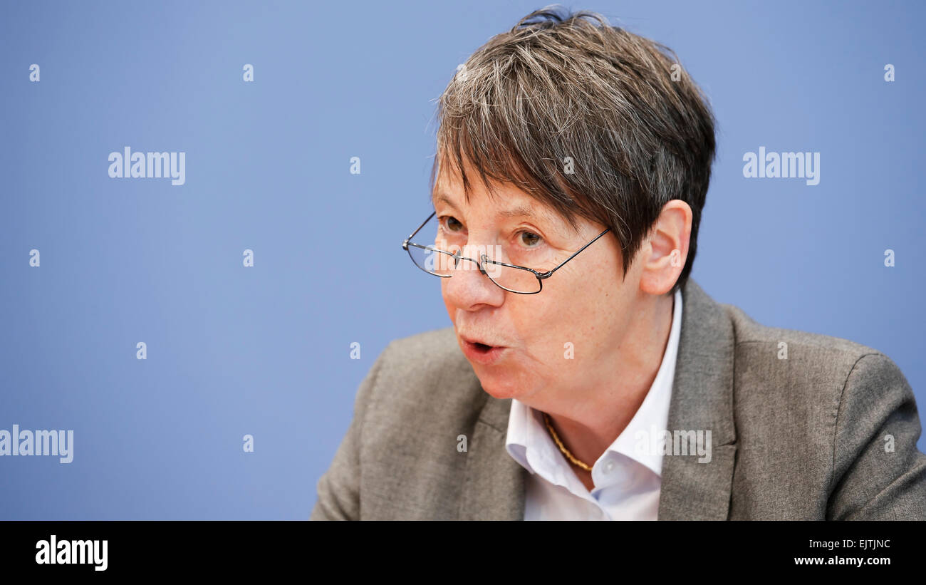 Berlin, Germany. 01st Apr, 2015. Barbara Hendricks (SPD), Minister of ...