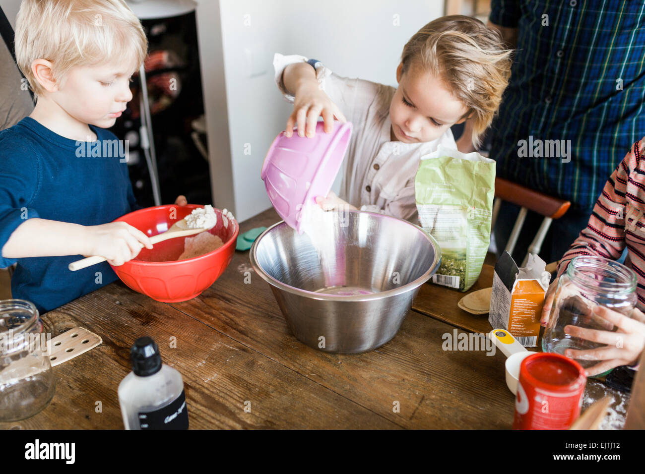 Boy Baking Bread High Resolution Stock Photography and Images - Alamy