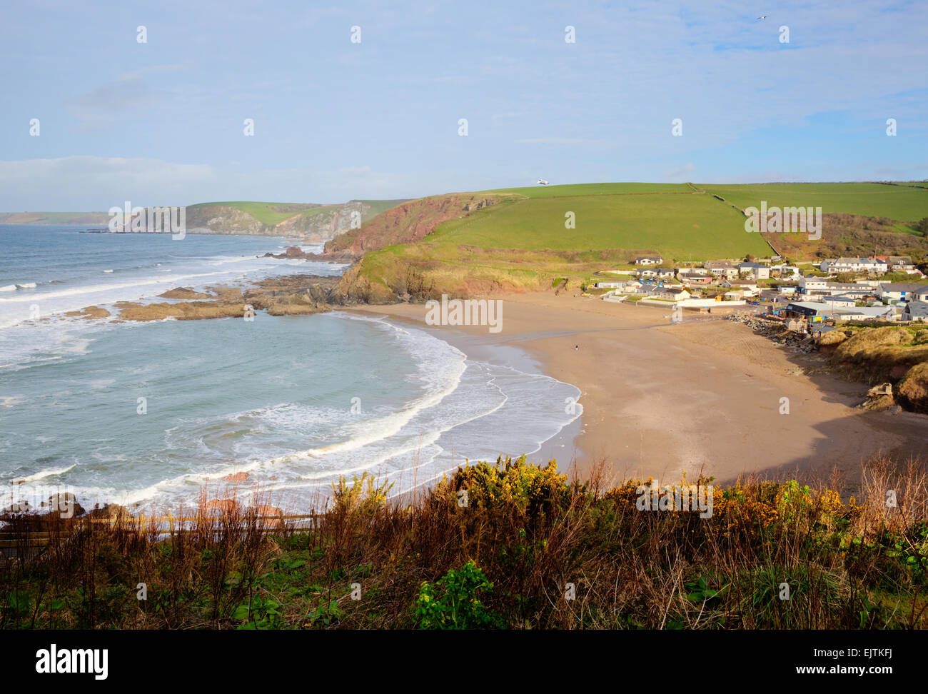 Challaborough bay South Devon England uk near Burgh Island and Bigbury ...