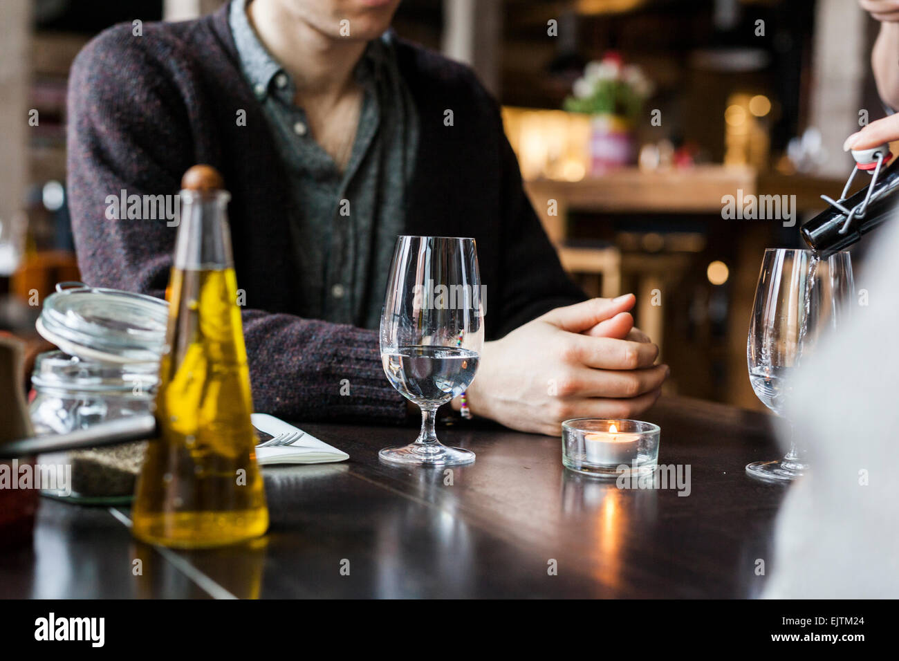 Man Restaurant Table High Resolution Stock Photography and Images - Alamy
