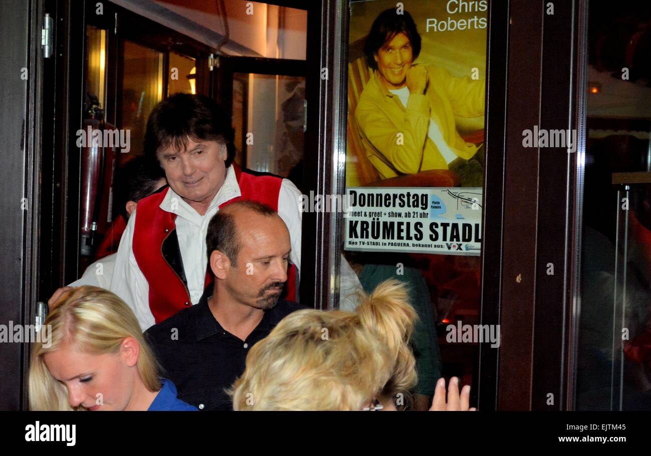 Chris Roberts performing live. His most famous song "Du kannst nicht ...