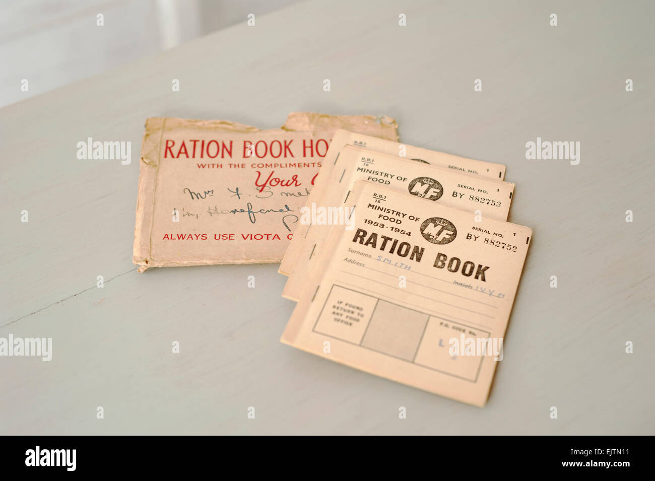 Ration Books from the 1950s Stock Photo - Alamy