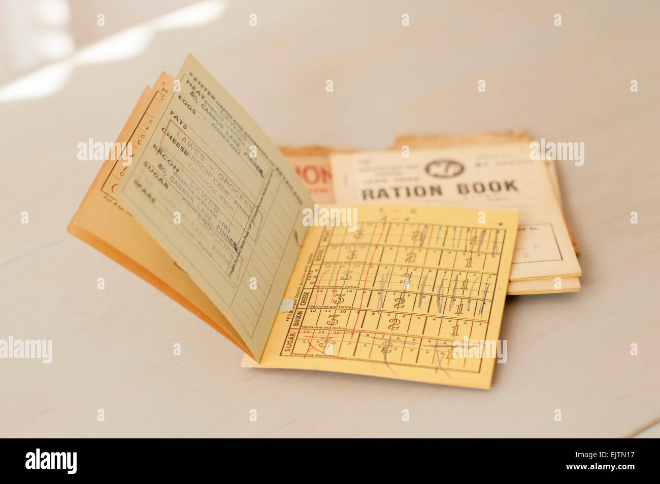 Ration book 1953 hi-res stock photography and images - Alamy