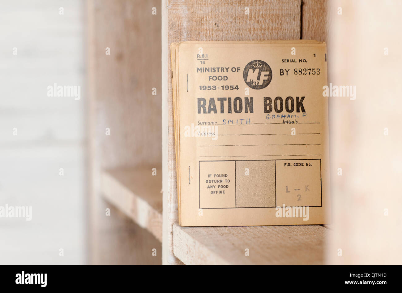 Ration Books from the 1950s Stock Photo - Alamy