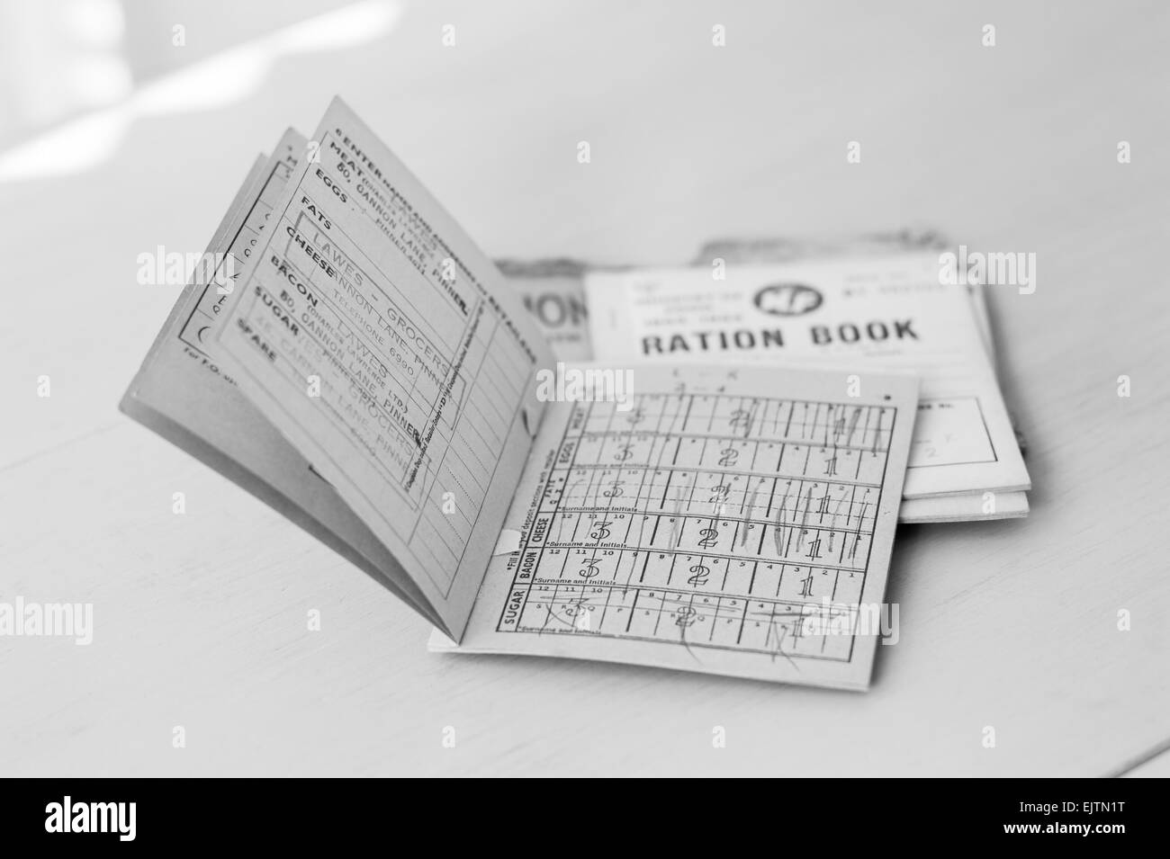 Ration Books from the 1950s Stock Photo - Alamy
