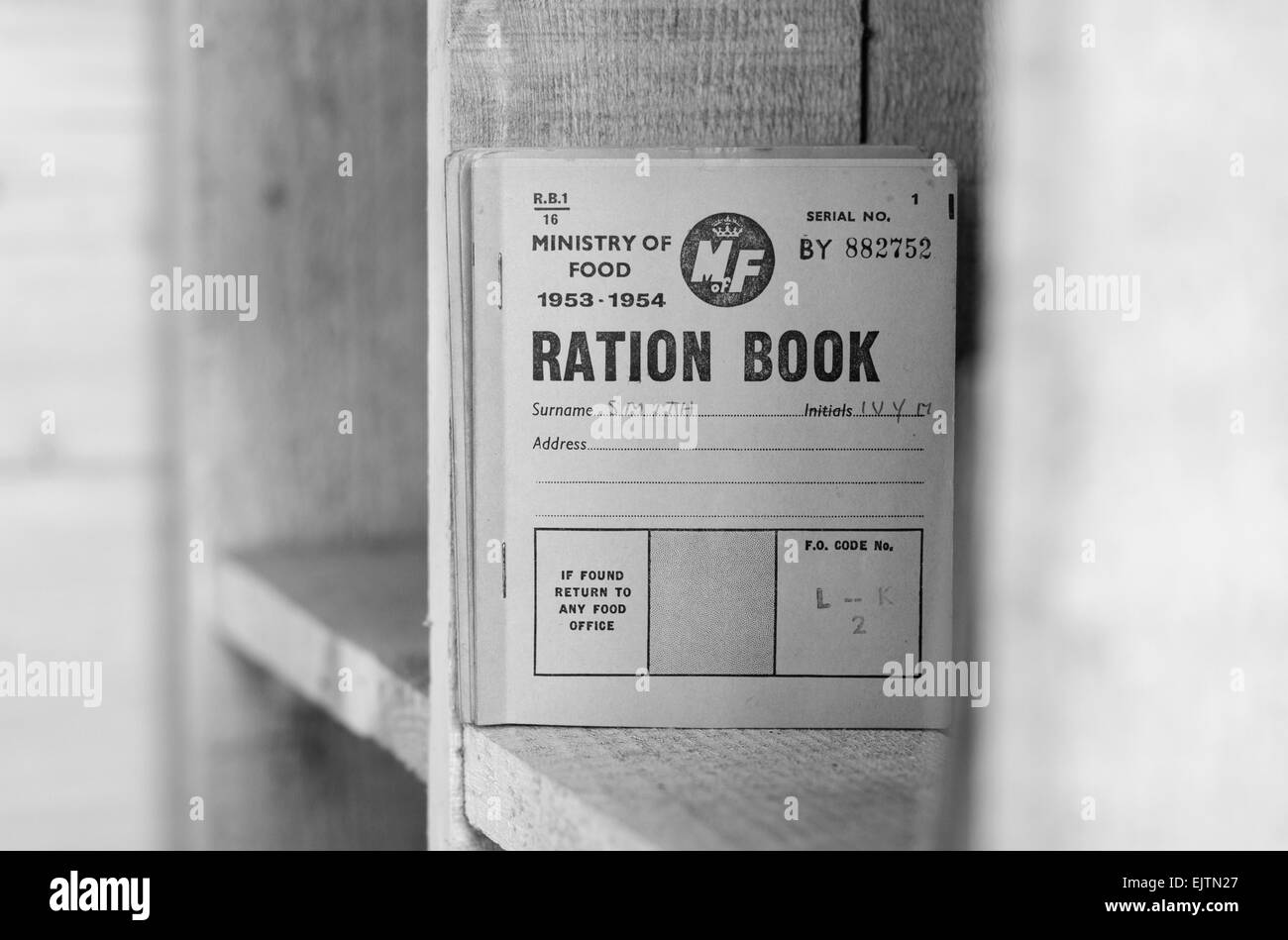 Rationing uk 1954 hi-res stock photography and images - Alamy