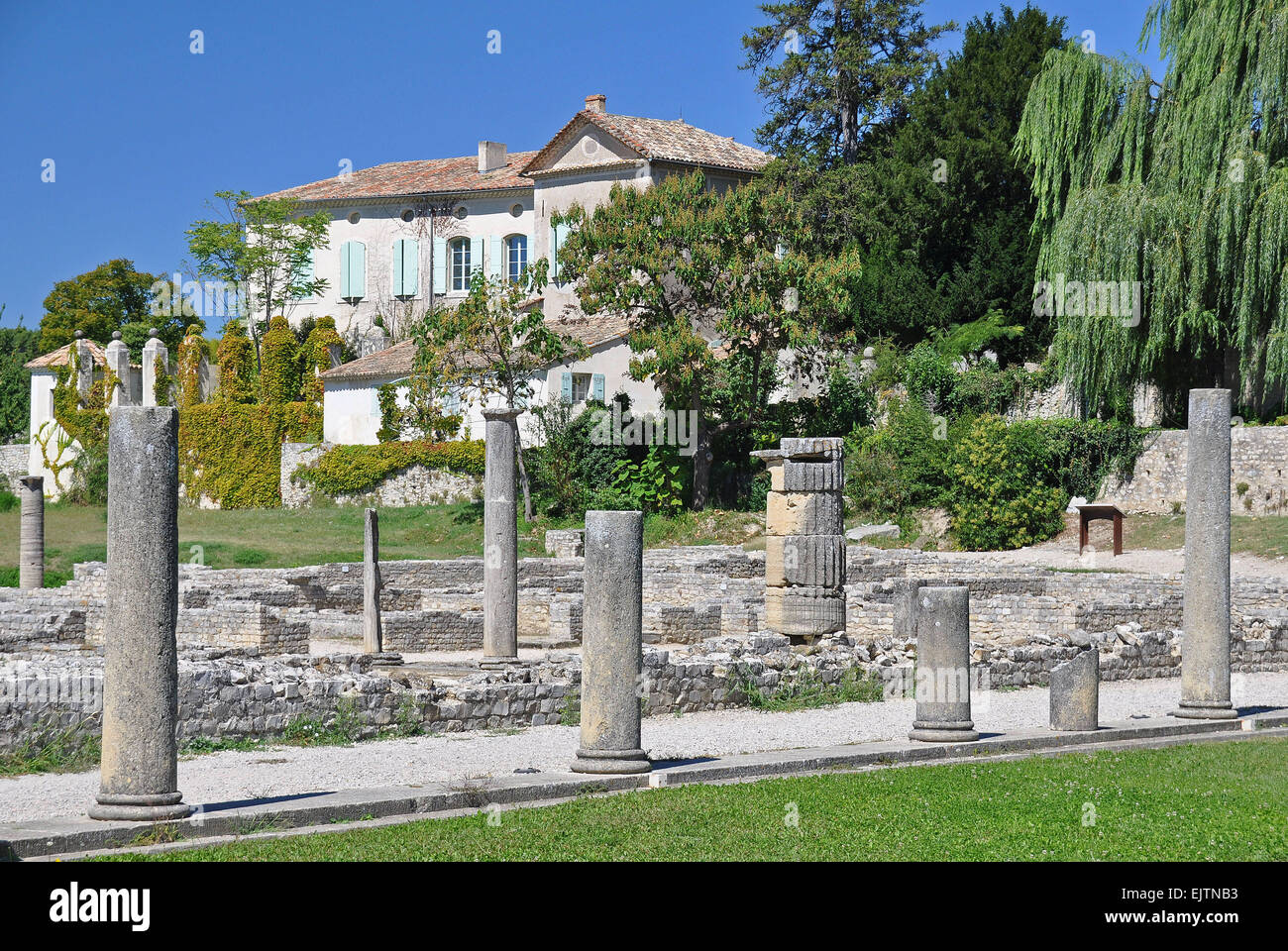 La Villasse, these extensive Roman ruins are at Vaison-La-Romaine ...