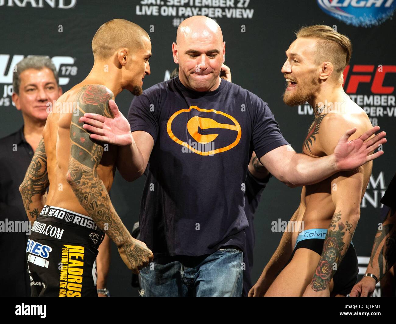 Dustin Poirier Conor Mcgregor High Resolution Stock Photography and ...
