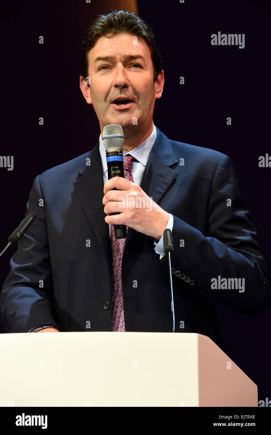 McDonald's Global CEO Steve Easterbrook at the Grand Opening of the ...