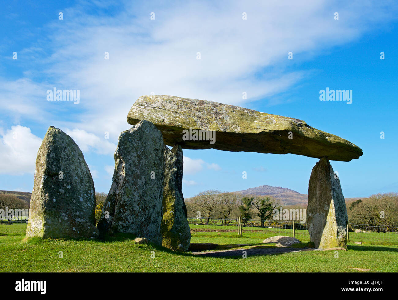 Pentre Ifan, a neolithic dolmen in Pembrokeshire, Wales UK Stock Photo ...