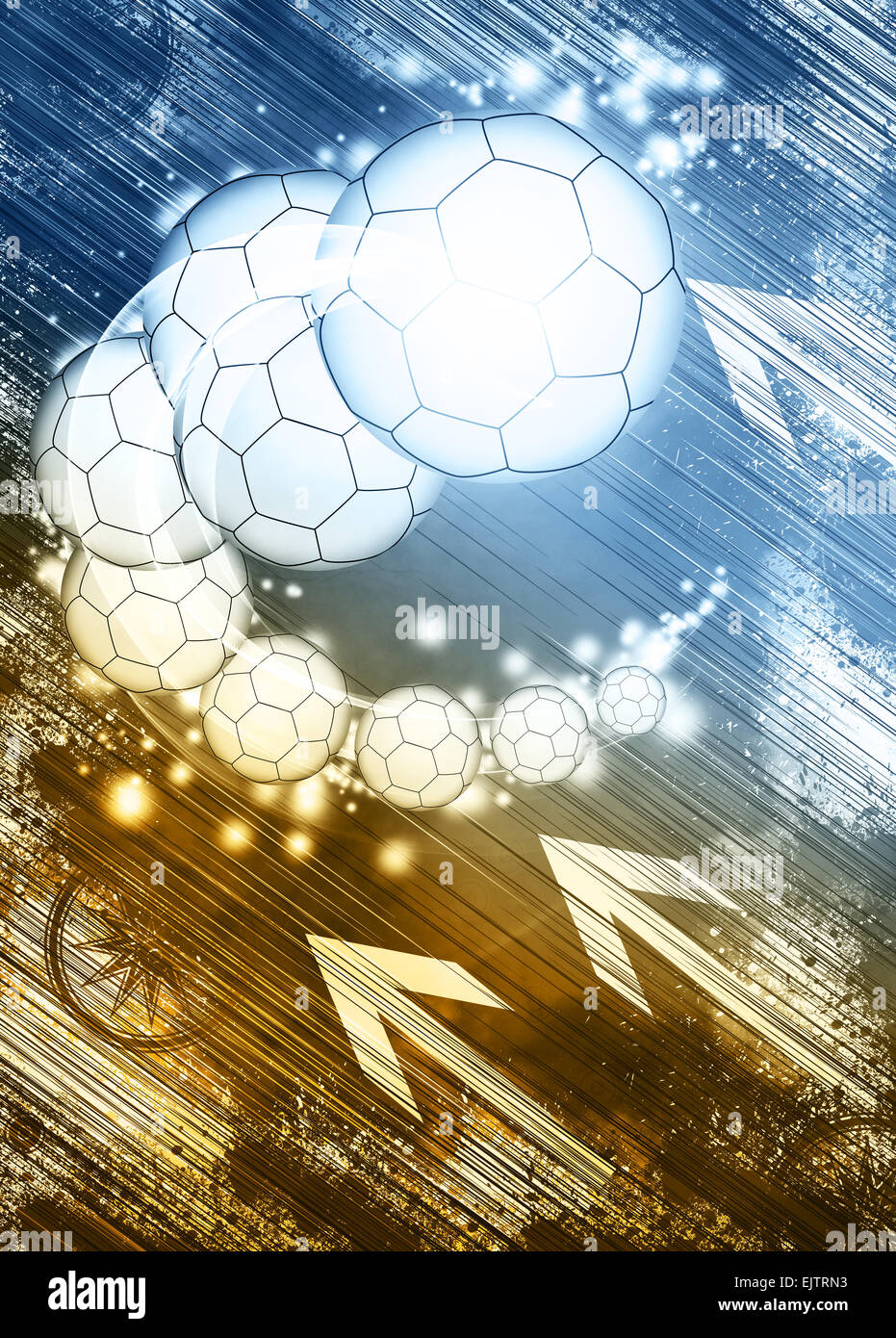 Handball match invitation poster or flyer background with empty space ...