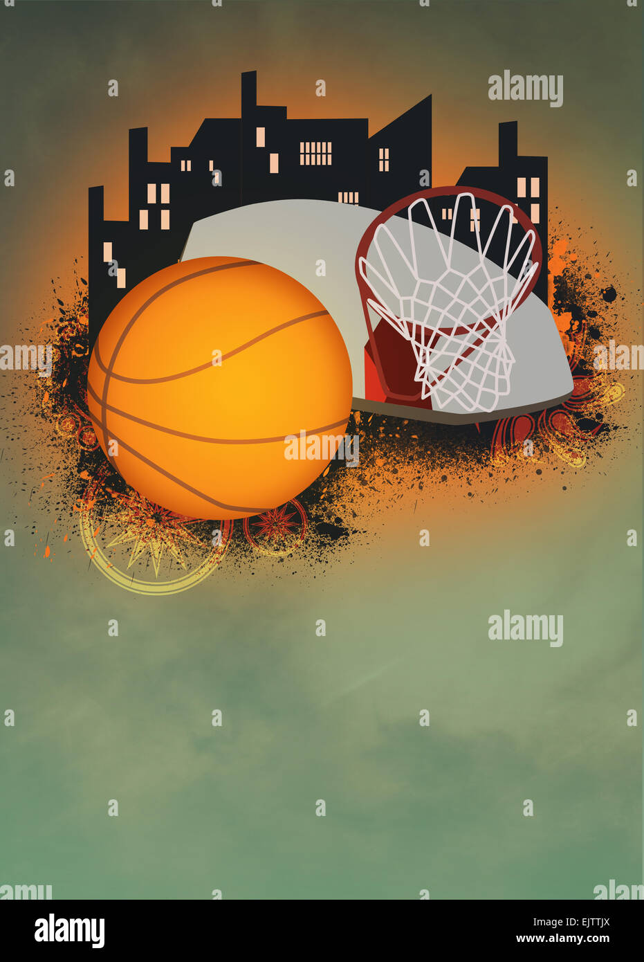 Basketball Flyer Background