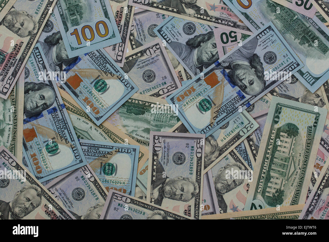 USA dollar money banknotes texture background Stock Photo - Alamy