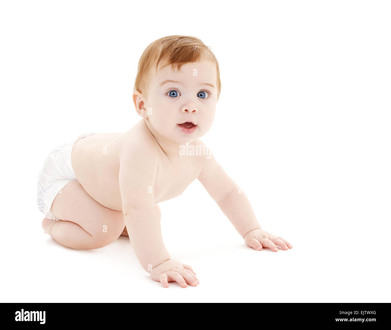 crawling curious baby Stock Photo - Alamy