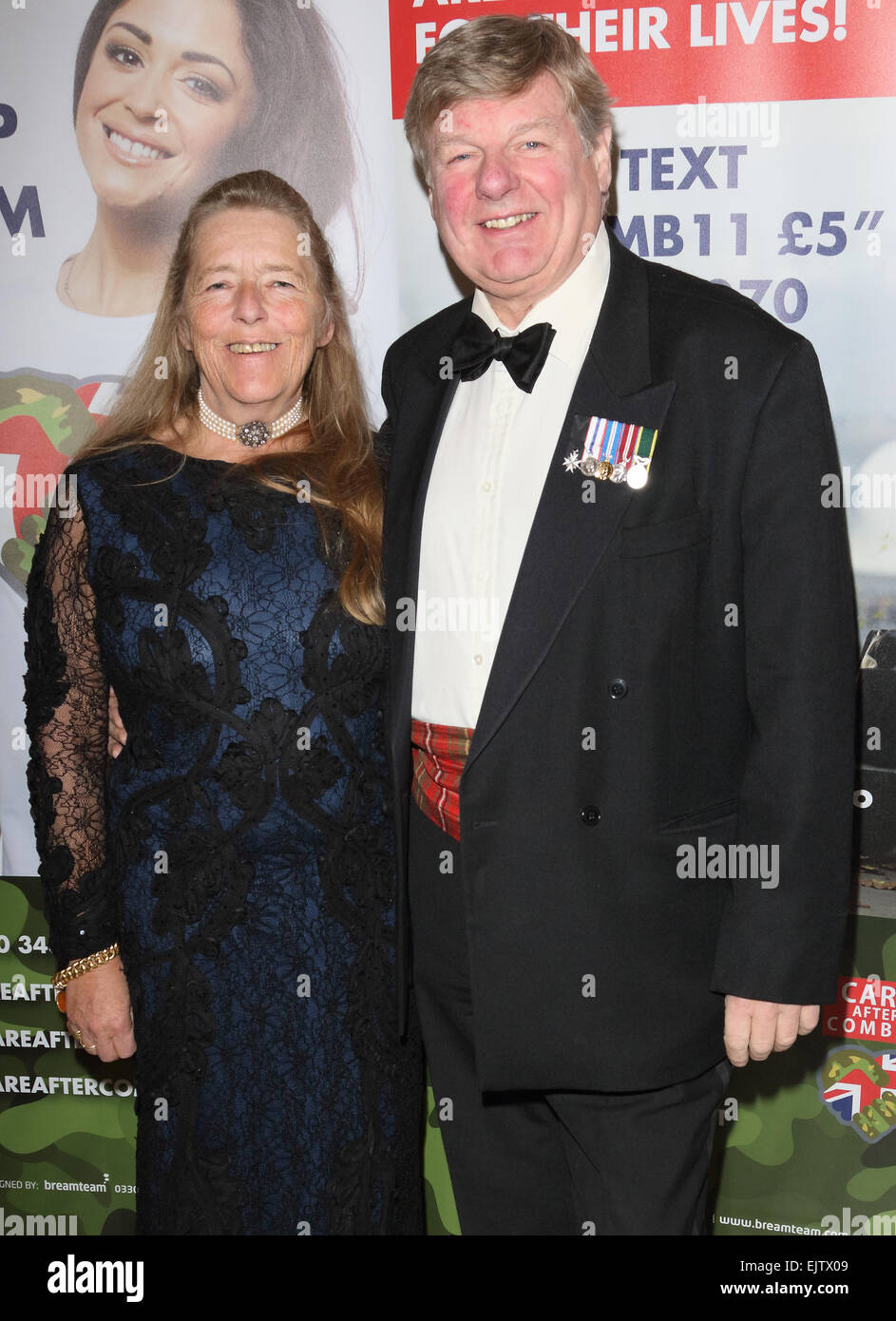 London, UK. 31st March, 2015. Earl of Erroll and Countess Erroll at ...