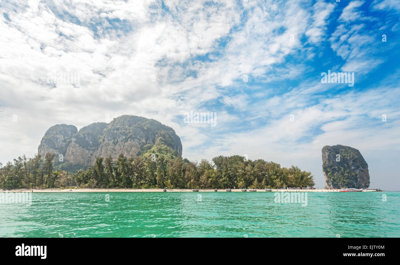 Beautiful island located in Krabi province, Thailand Stock Photo - Alamy