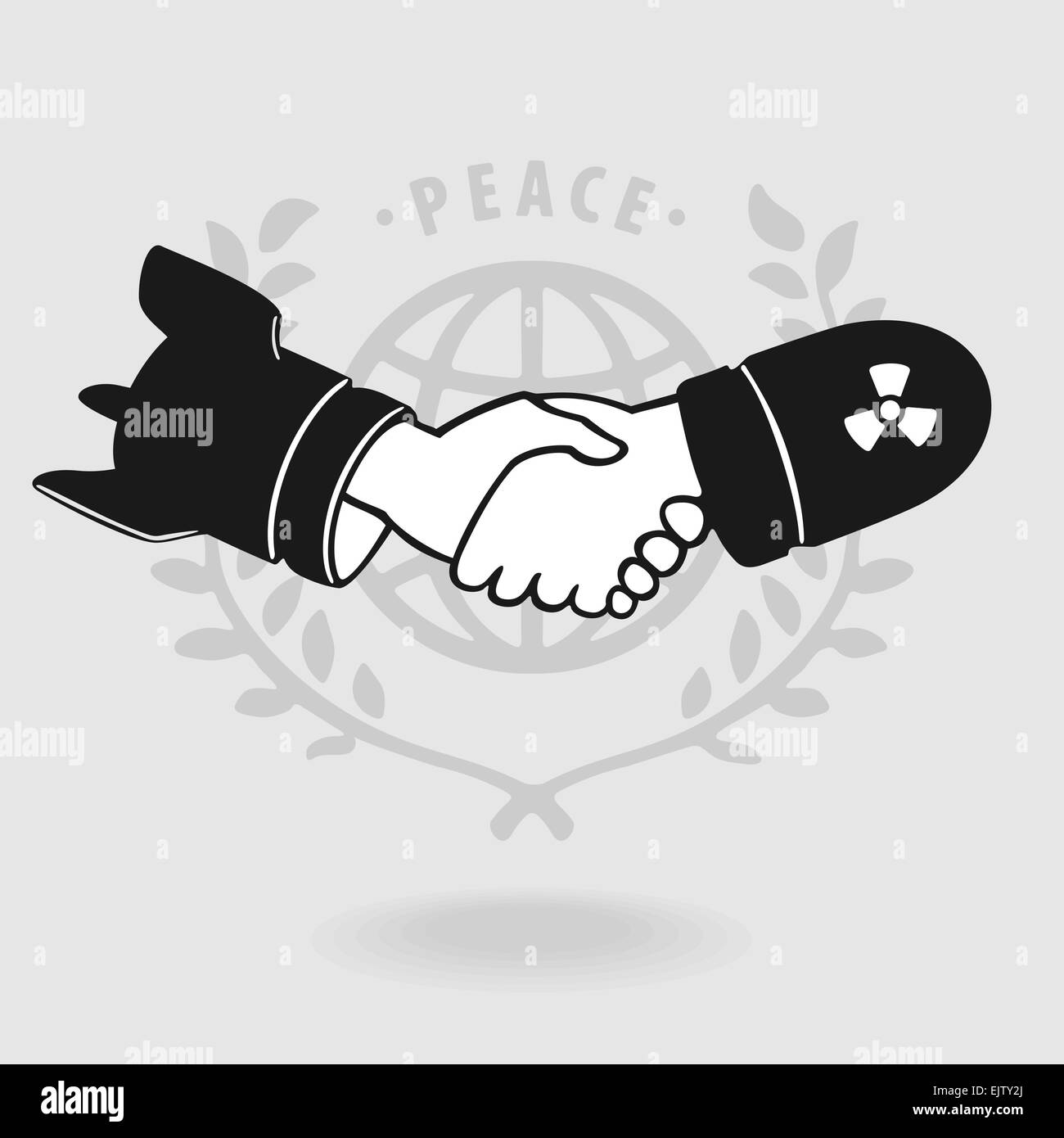 Symbol for friendship Black and White Stock Photos & Images - Alamy