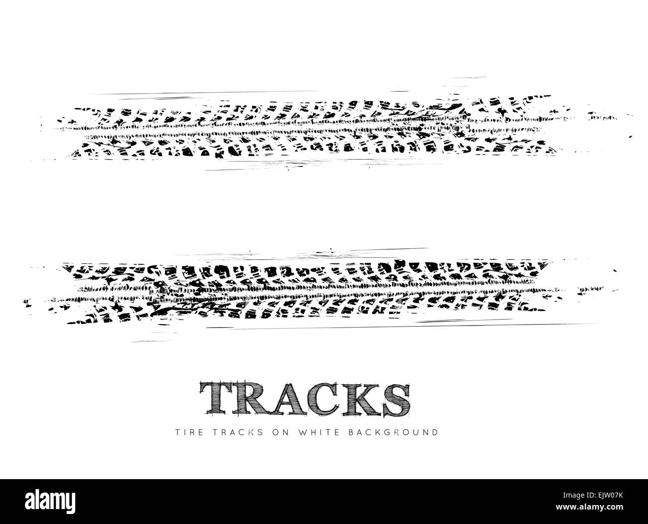 Tire tracks background Stock Photo - Alamy