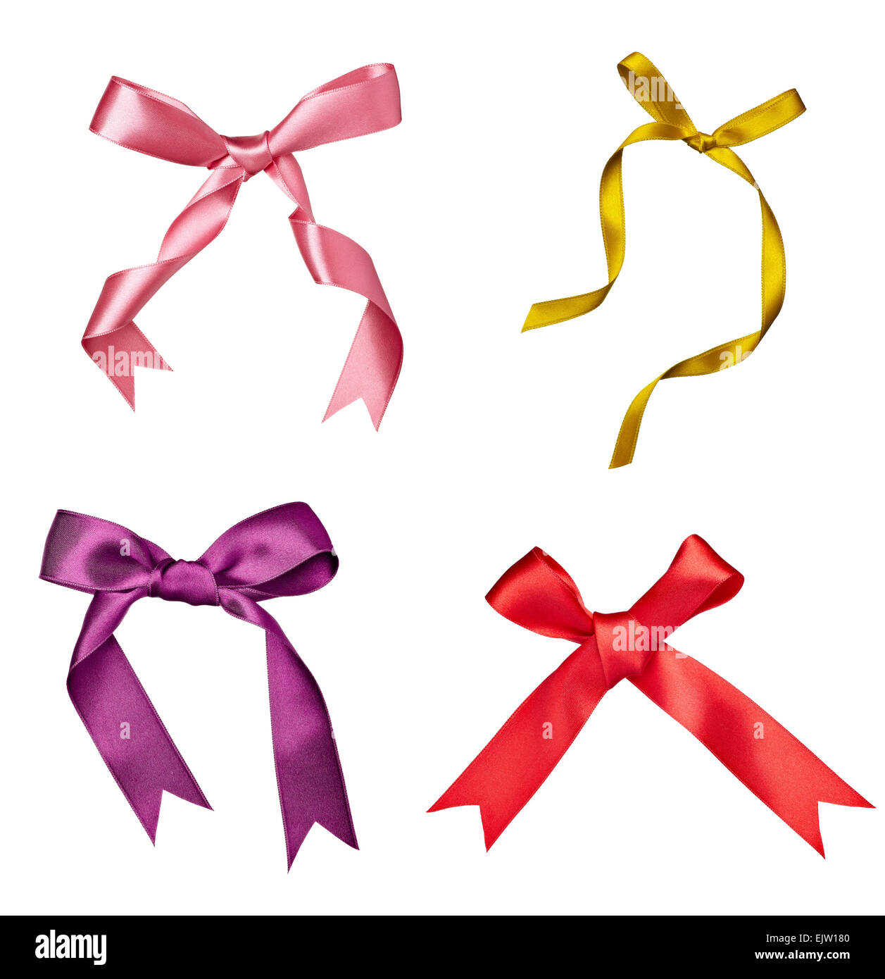 ribbon bow knot decoration Stock Photo - Alamy