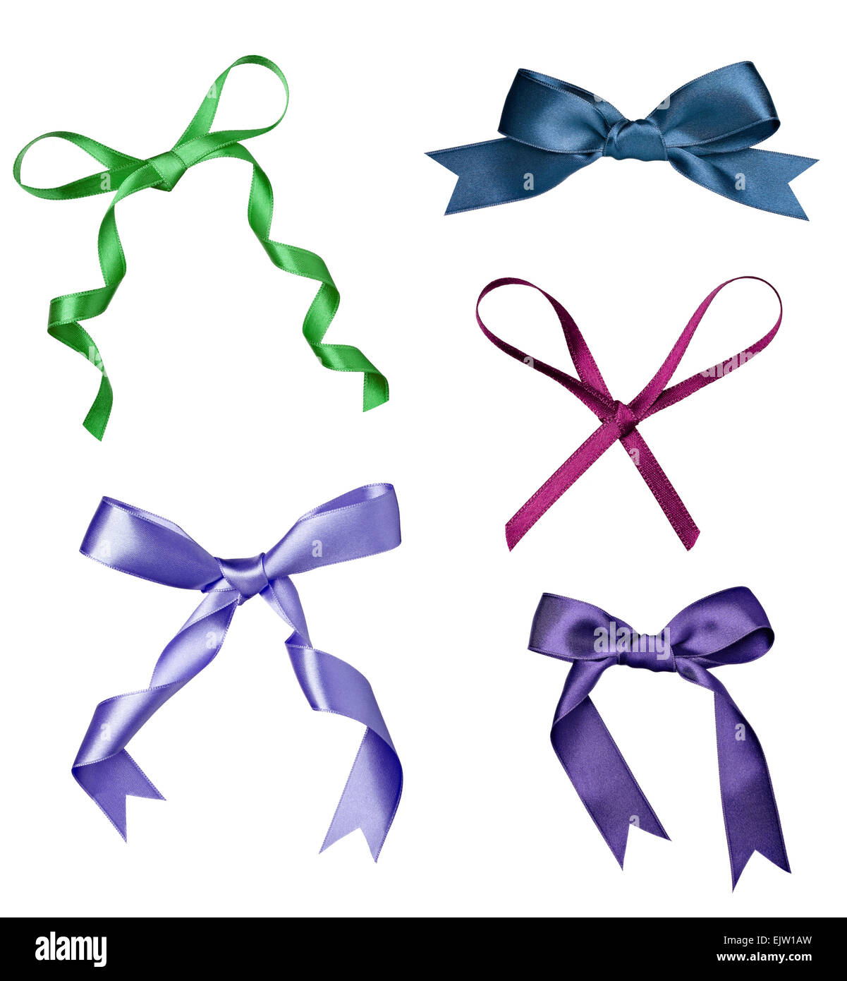 ribbon bow knot decoration Stock Photo - Alamy