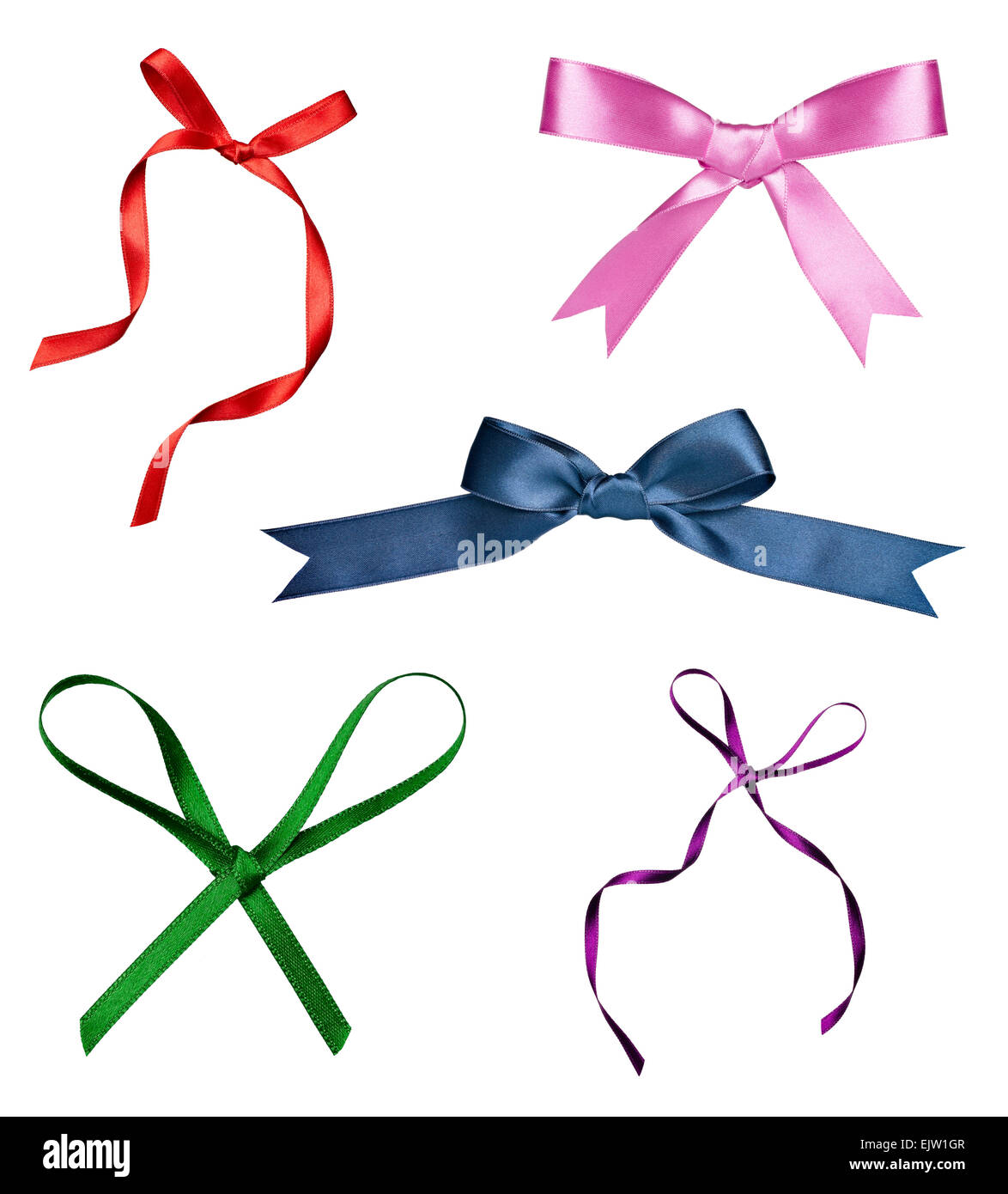 ribbon bow knot decoration Stock Photo - Alamy