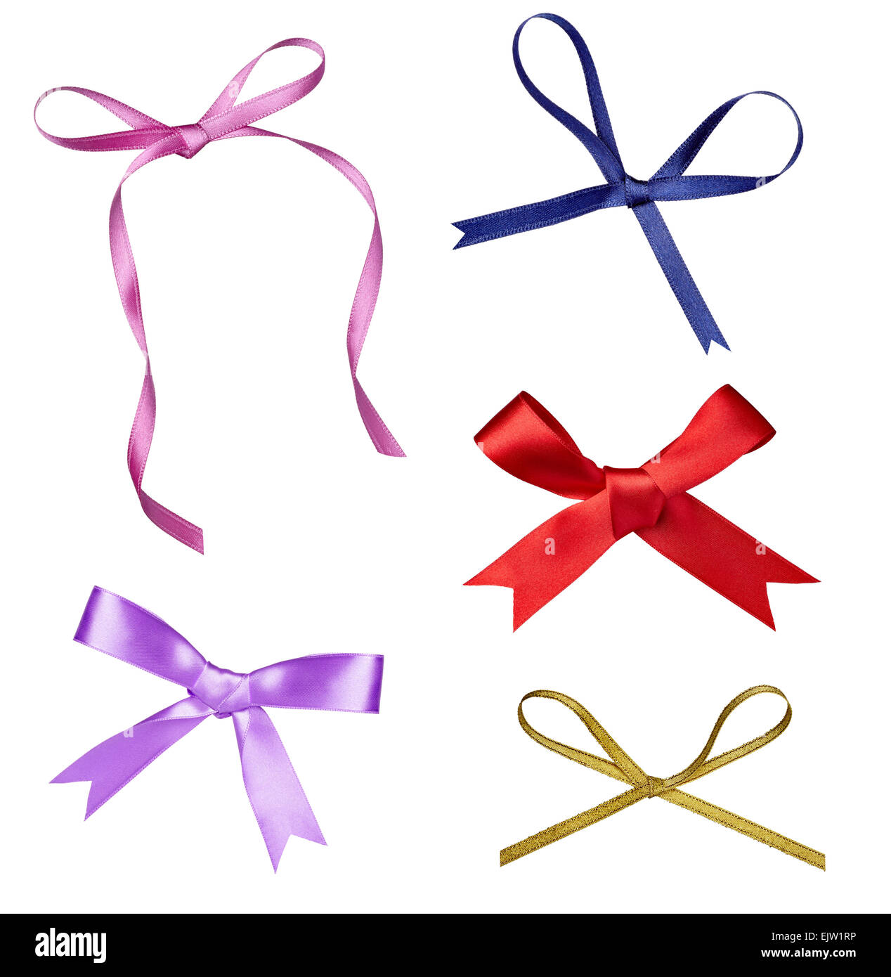 ribbon bow knot decoration Stock Photo - Alamy