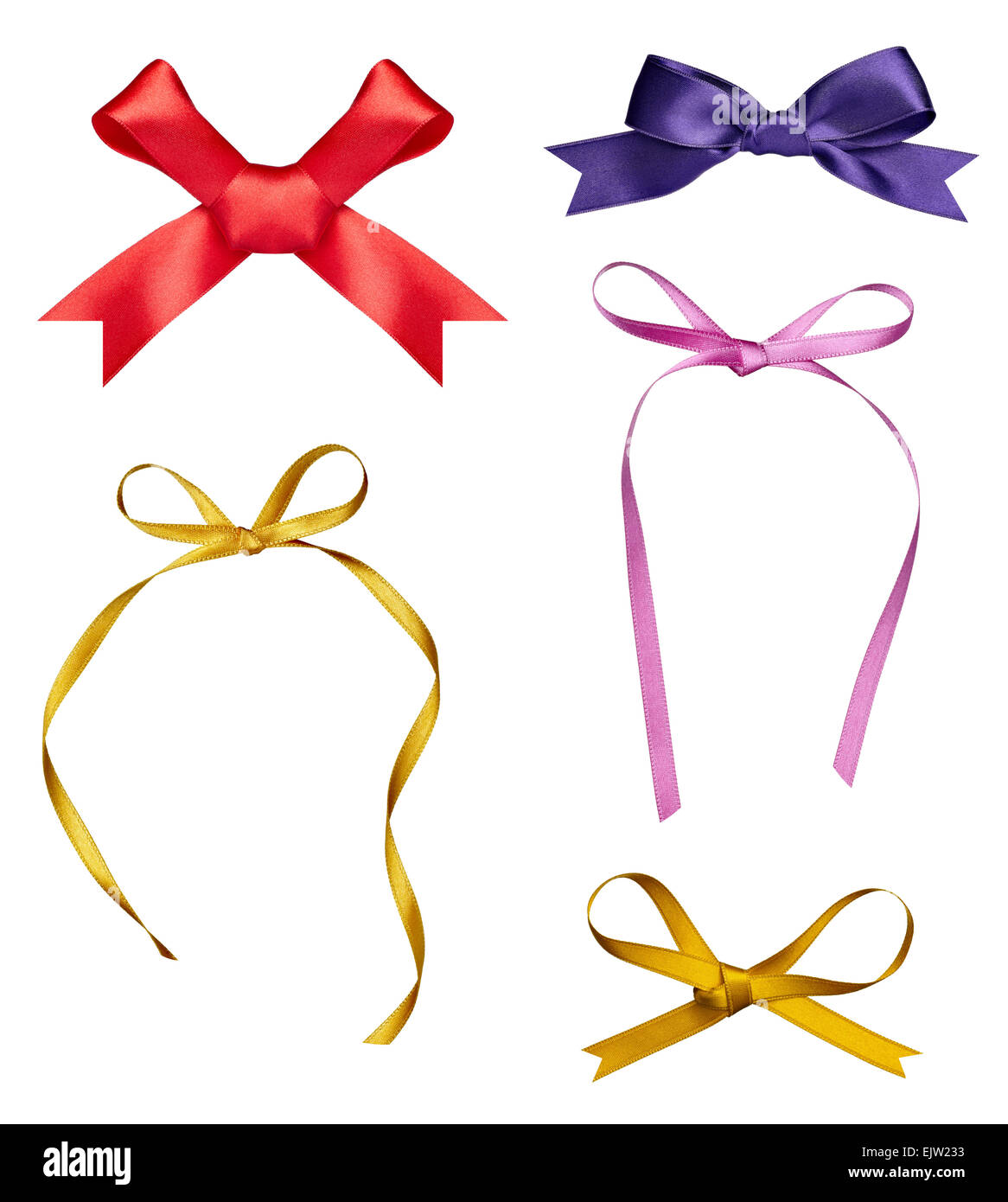 ribbon bow knot decoration Stock Photo - Alamy