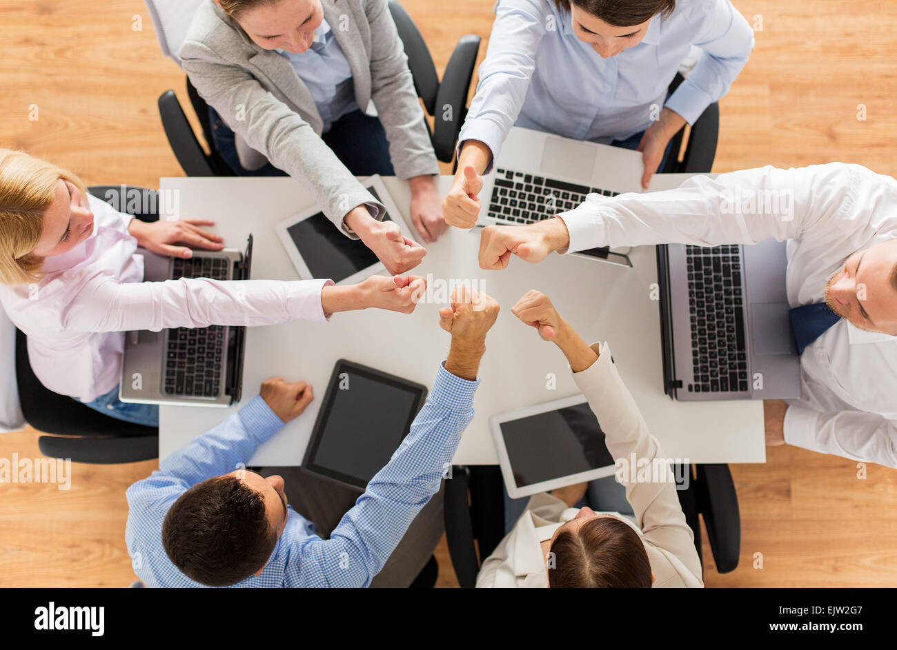 Team business partners up hi-res stock photography and images - Alamy