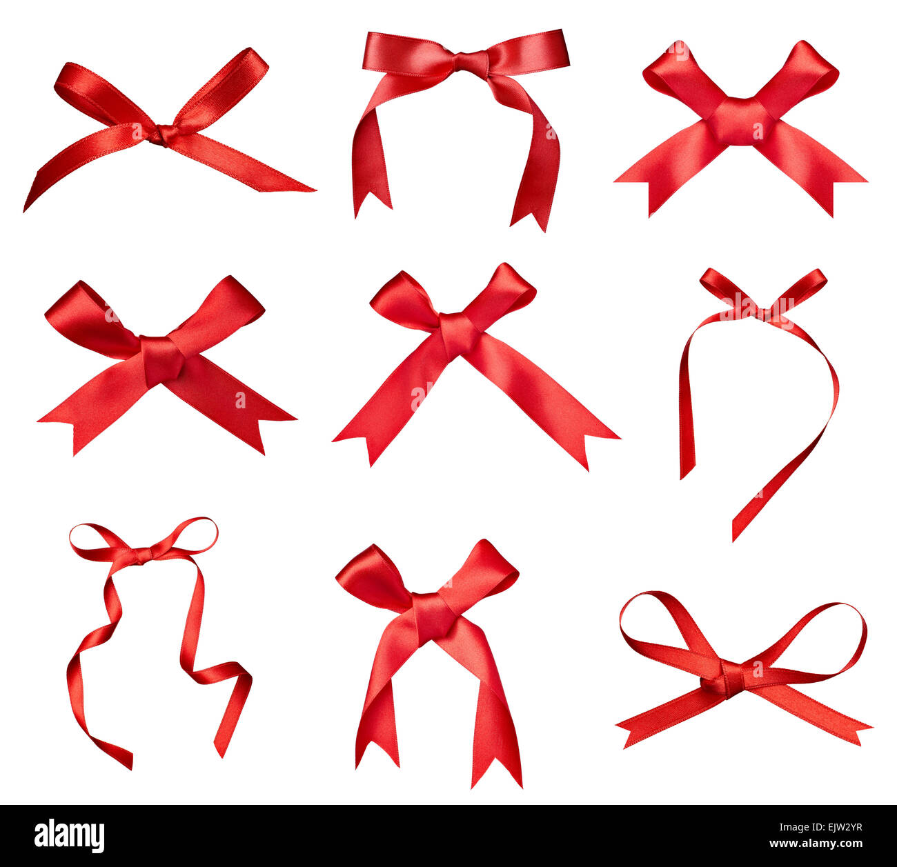 ribbon bow knot decoration Stock Photo - Alamy