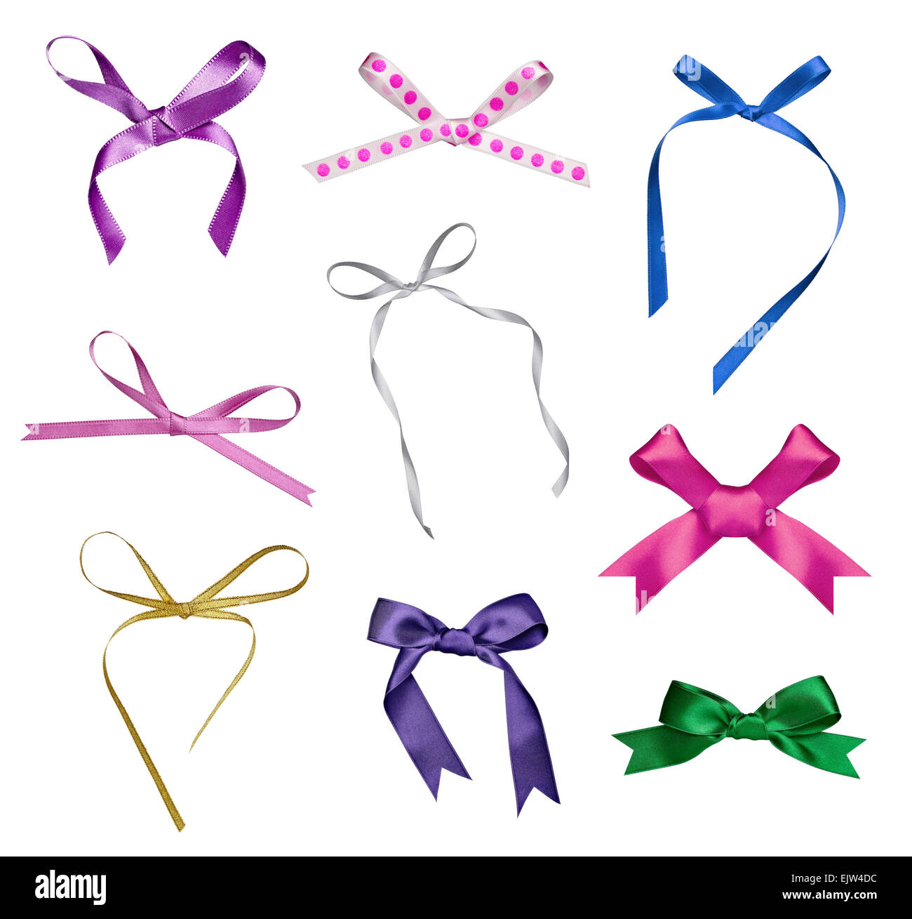 ribbon bow knot decoration Stock Photo - Alamy