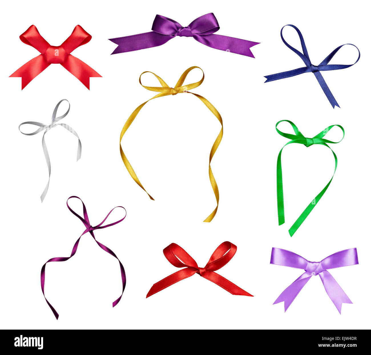 ribbon bow knot decoration Stock Photo - Alamy