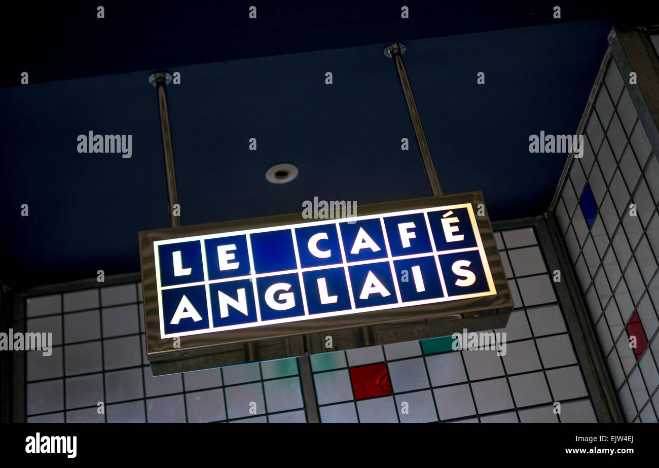 Le Cafe Anglais, Whiteleys Shopping Centre, Queensway, London, Britain ...
