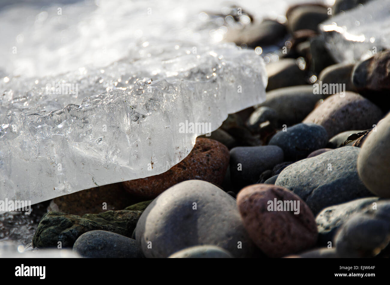 Ice crystals on rocks hi-res stock photography and images - Alamy