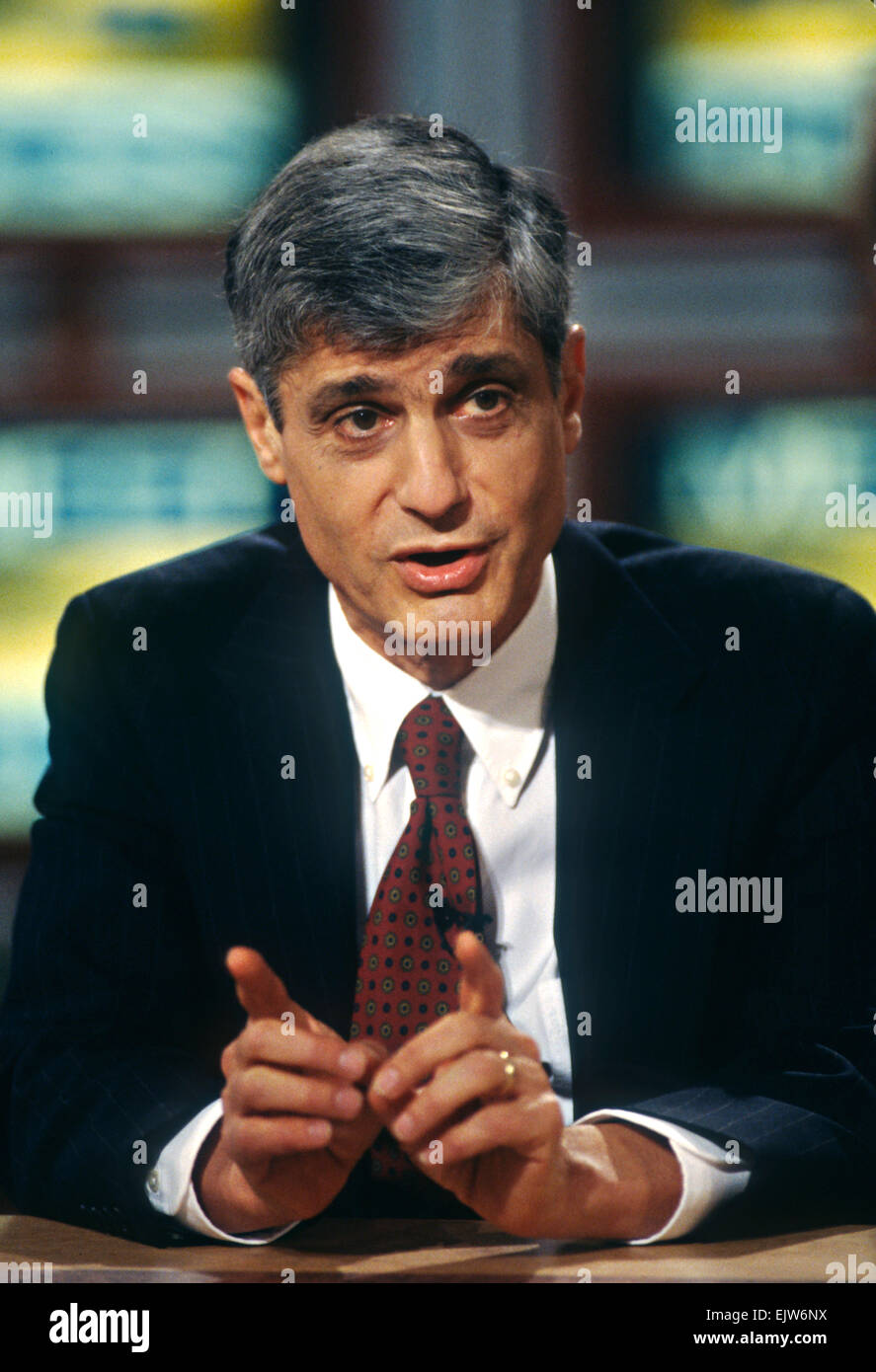 US Treasury Secretary Robert Rubin appears on television talk-show NBC ...