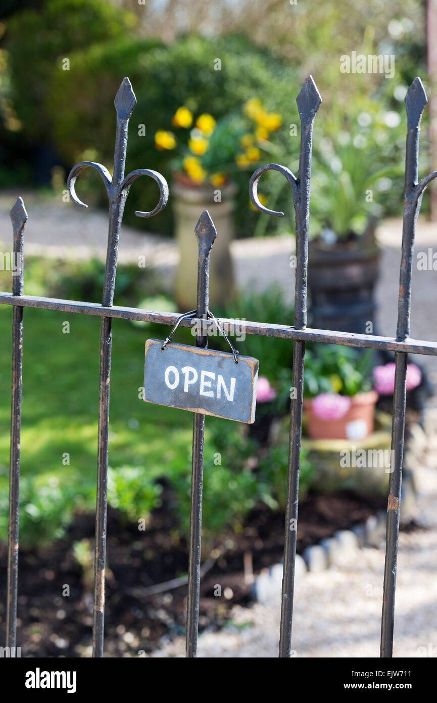 Open Garden Gate High Resolution Stock Photography and Images - Alamy