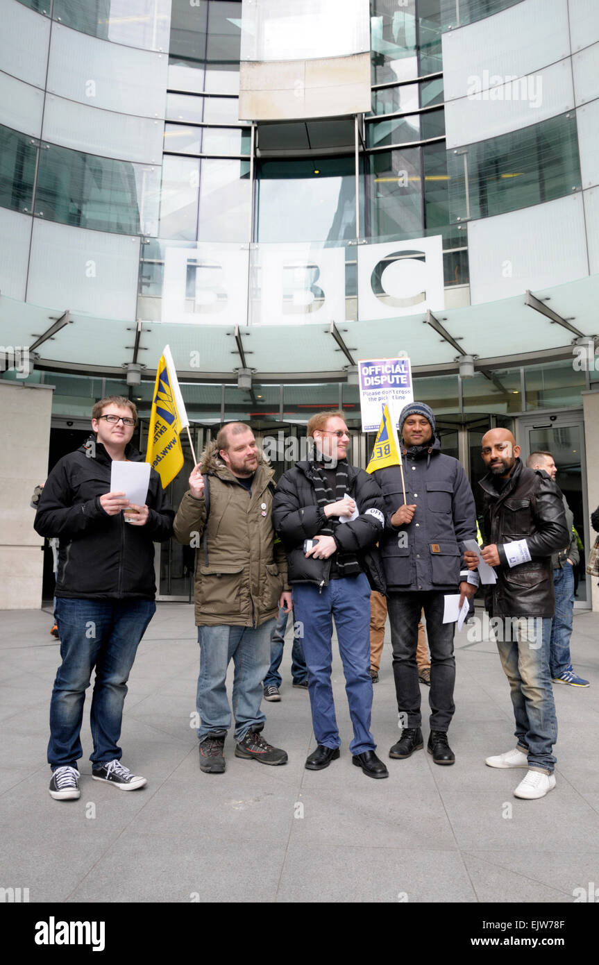 Bbc strike action hi-res stock photography and images - Alamy